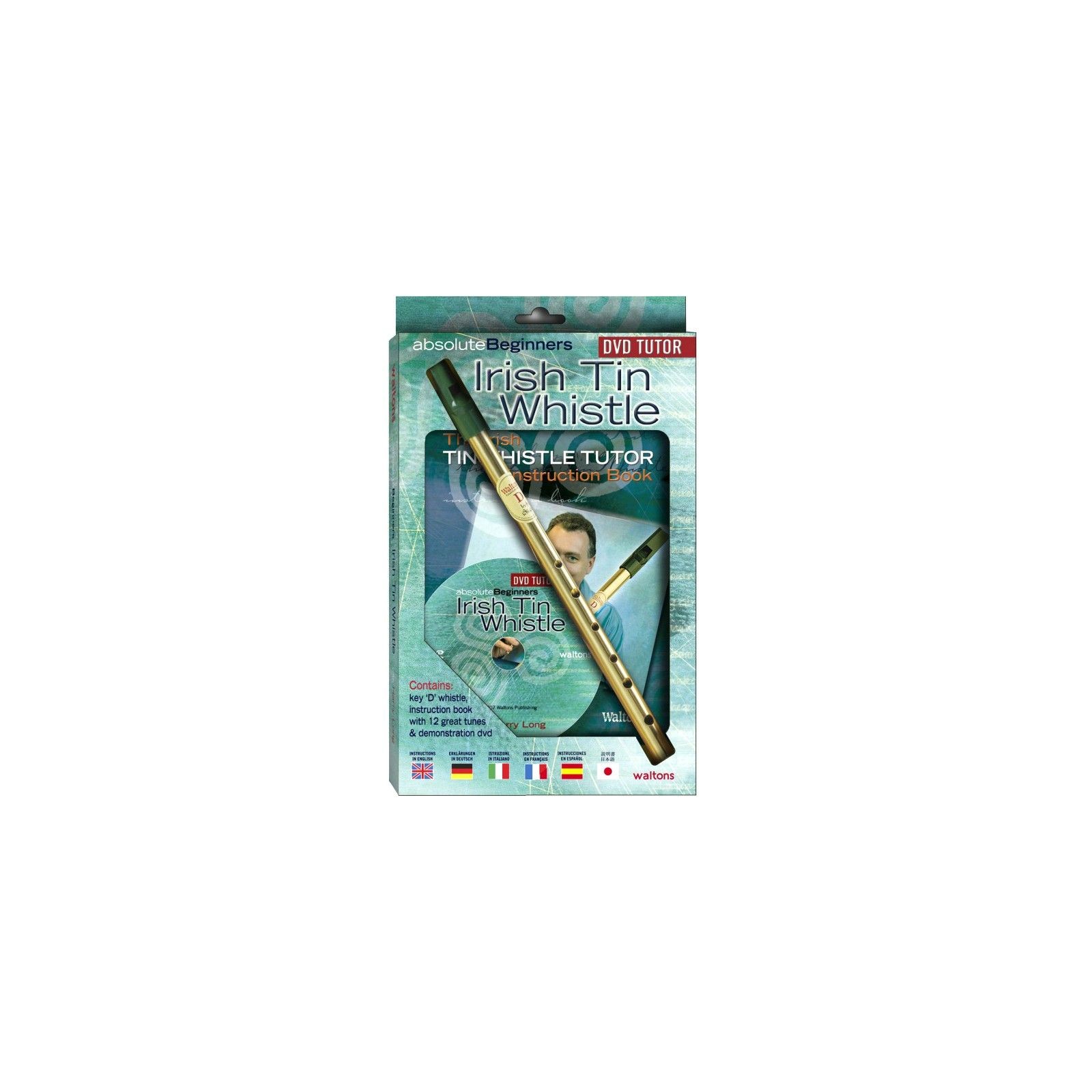 Whistle | Pack Irish Tin Whistle avec DVD Waltons